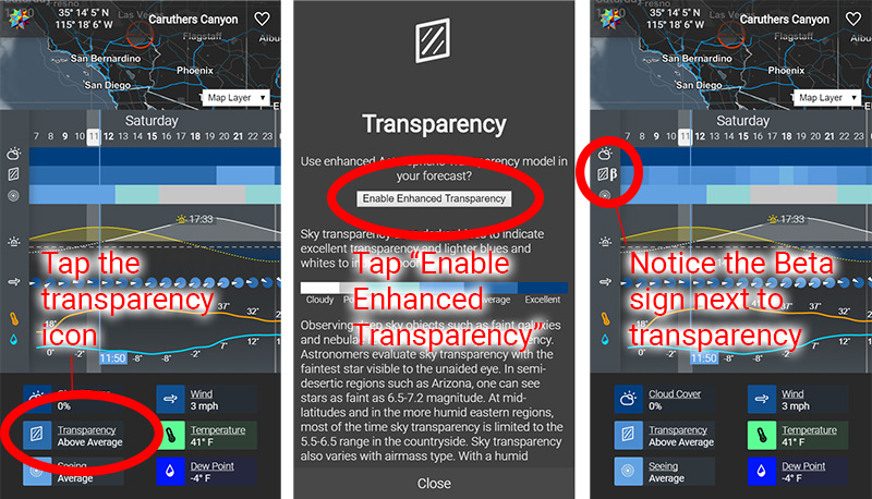 Astrospheric Transparency Forecast updated - Vendor and Group ...